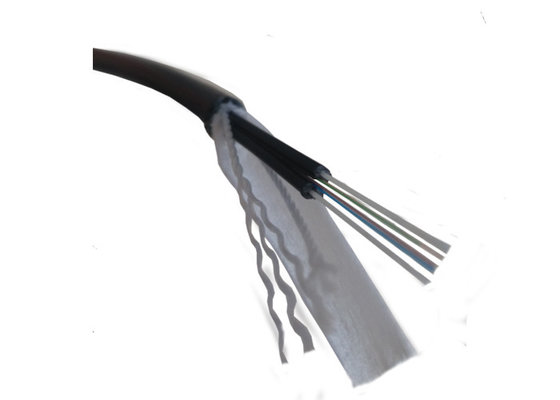 Butterfly Flat Fiber Optic Drop Cable ITU Standard 6mm Outdoor Flexible Pipe