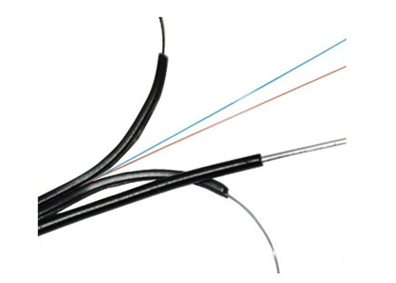 G657 / G652D FTTH Outdoor Fiber Cable Customized Black LSZH Sheath