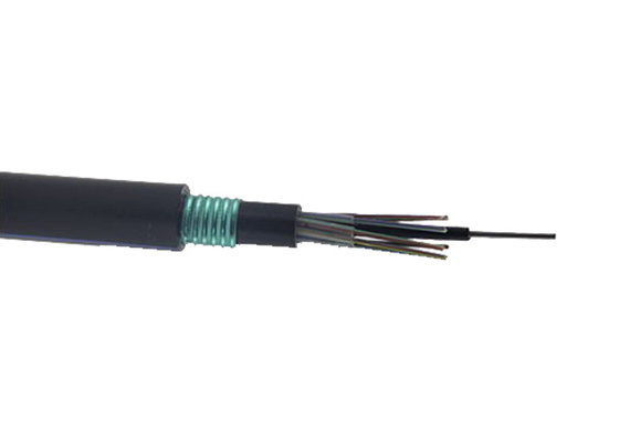 GYTY53 Outdoor Armoured Fibre Cable , PE Sheath 24 Core Single Mode Fiber Optic Cable
