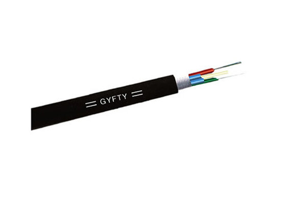 FRP Strength Member Aerial Fiber Optic Cable , GYFTY 2 - 288 Core Fiber Optic Cable