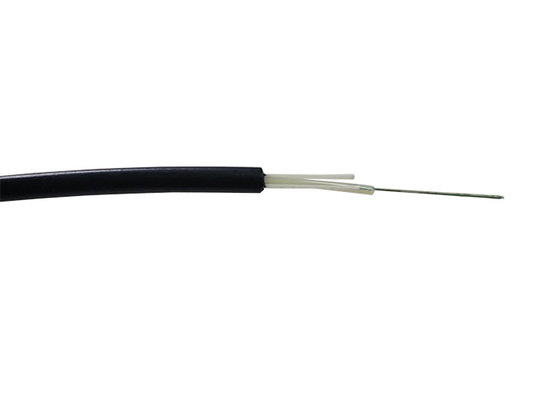 Two FRP Strengthen Outdoor Fiber Cable Central Loose Tube Type GYFXTY