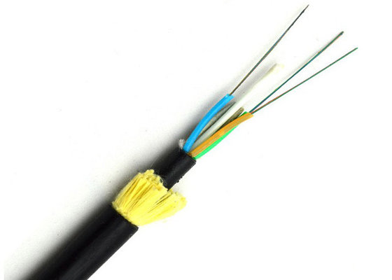 PBT Loose Tube Aramid Yarn Fiber Optic Cable PE Jacket 12 - 288 Core