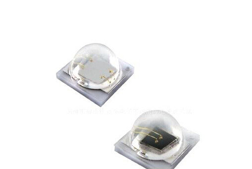 Water Clear Yellow Brightest SMD Led Diode 590-595nm 350MA / 700MA