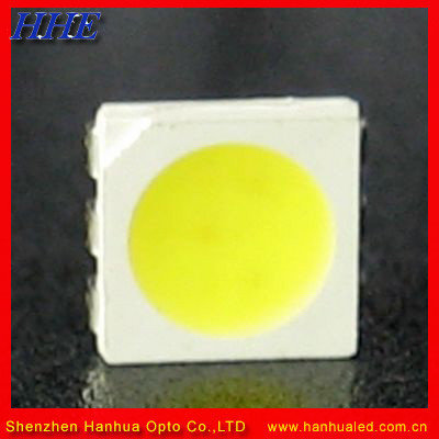 High bright 5000K - 6000K 5050 white SMD LED Diode , white light LED emitter
