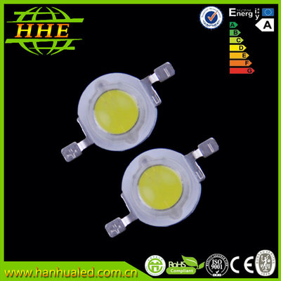 High brightness 1W high power LED , 140lumen - 150 lm white LED emitter