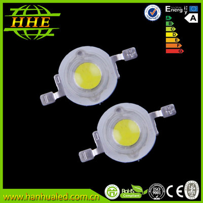 3000k - 3500k warm White 3W High Power LED Diode 45mil Chip 50000Hrs