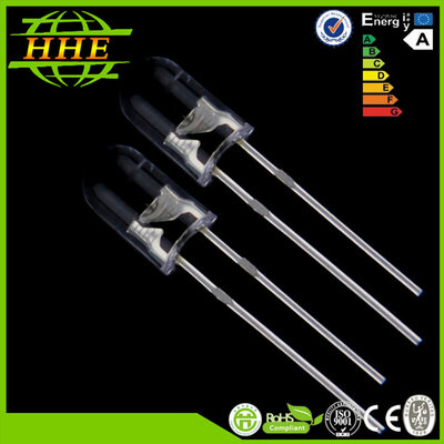 3mm 5mm 8mm Round UV LED Diode , LED display ultraviolet leds 30 degree Viewing angle