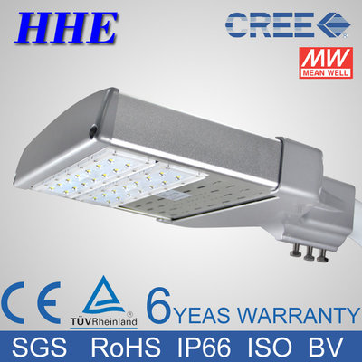 6000lm Waterproof IP66 outside LED Street Lighting 60W 3000K / 4500K / 6000K