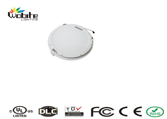 Milky White LED Flat Panel Light / Round LED Flat Panel Ceiling Lights 9W