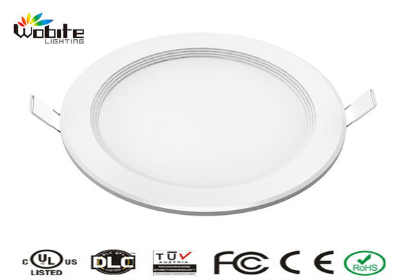 Thin 8 Inches LED Flat Panel Light 10W Sliver Color Temper -25℃ - +60℃