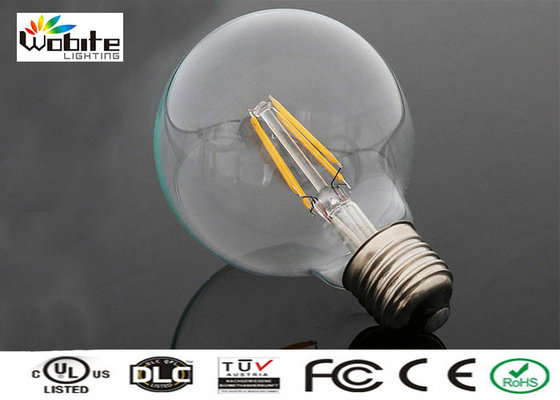 5200 Lumen LED Filament Lamp Light Bulbs E12 E14 6W For Exhibition Gallery