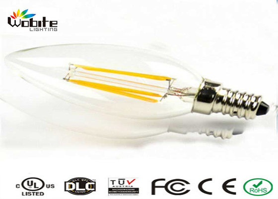 IP20 LED Filament Lamp 4W 2700K - 6500K 360 Degree Beam Angle No Speckle