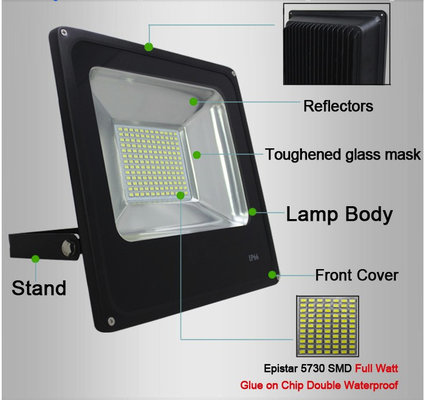 Indoor 50 Watt Floodlight Waterproof LED Flood Lighting Aluminum housing