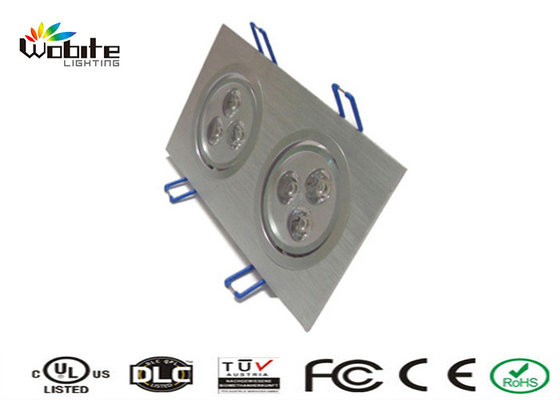 Indoor 80RA Square Flat LED Recessed Ceiling Light 92x92x45 mm CCC CE FCC Approved