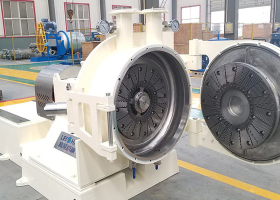 550 / 600/600mm doppeltes Scheibenmühle-Holzschliff-zermahlende Linie Ausrüstung