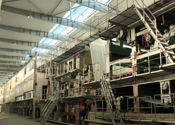 Full Automatic 60T/D Testliner Kraft Paper Making Machine Paper Recycling Machine