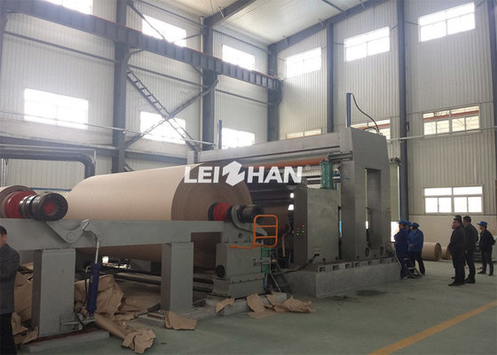 3800mm Fluting Paper Making Machine For Corrugated Cardboard Paper Project