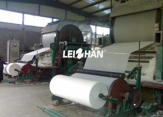 2T/D Toilet Paper Production Line Machine For Tissue Paper Mill