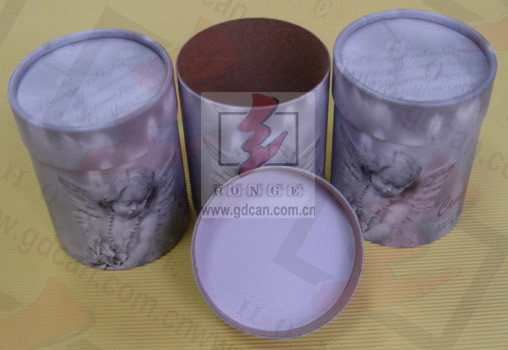 Sealing Cylinder Food Packaging Tubes Cardboard Gift Box Soy Ink Print