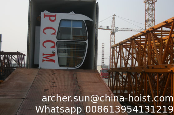 QTZ80 6010  Tower Crane jib length can be customized,with additional remote control device supplier