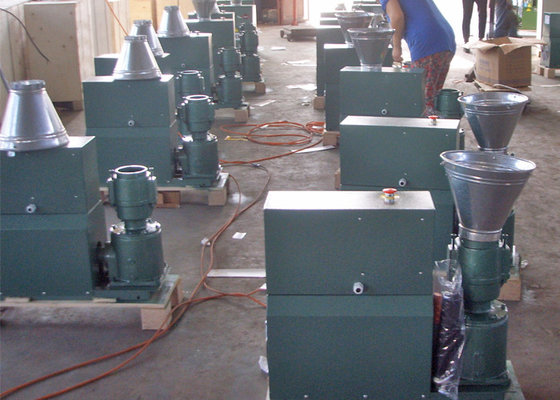 60-100Kg/H Flat Die Feed Pellet Mill Small Scale For Home Usage