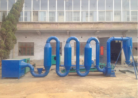 Customized Blue Biomass Drying Machine , Small Sawdust Drying Equipment