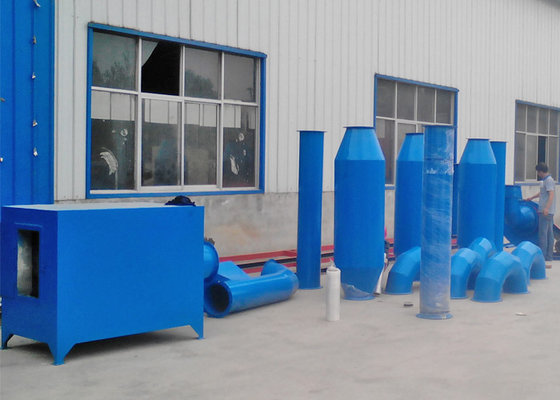 Customized Blue Biomass Drying Machine , Small Sawdust Drying Equipment