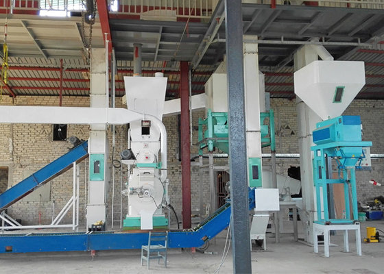 Professional Small Capacity 500kg/H Complete Sawdust Wood Pellet Line