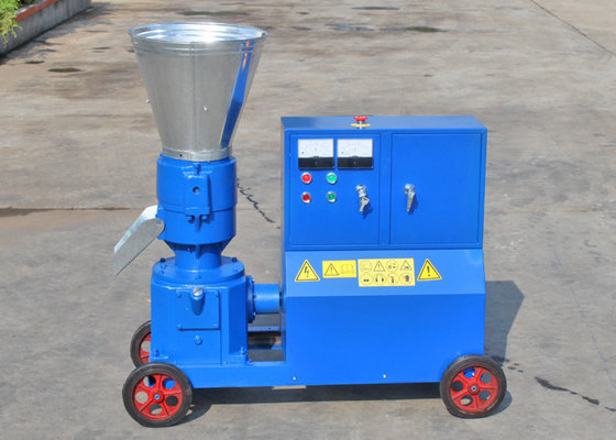 Small Scale Flat Die Feed Pellet Mill , Chicken Feed Making Machine Large Capacity