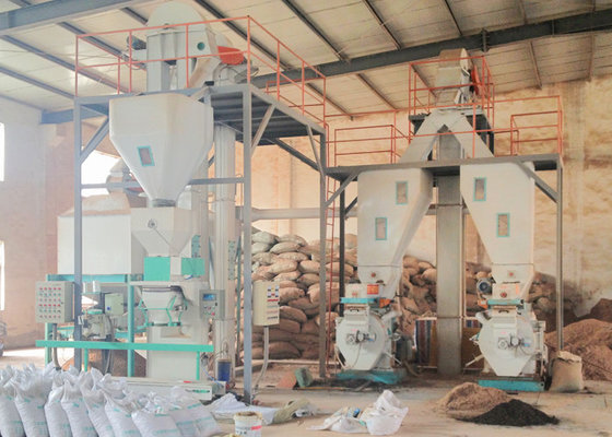 2T/H Complete Wood Pellet Production Line Wood Pellet Making Machines