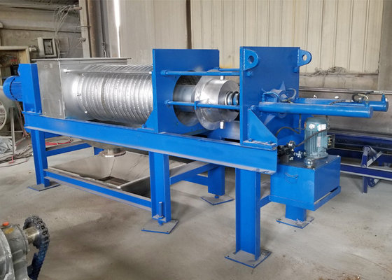 Screw Press Type Fiber Dewatering Machine , EFB Fiber Dehydrator Machine