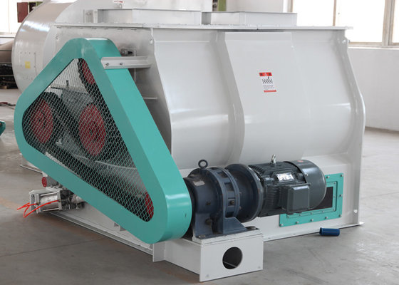 High Efficiency Double Shaft Paddle Mixer For Animal Poutry Livestock Feed Production Line
