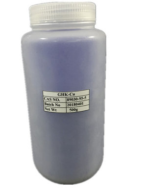 GHK-Cu GHK Copper Peptide Used In Anti - Aging Cosmetics No Side Effect