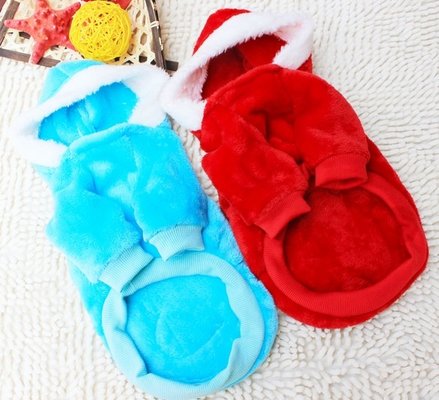 Custom made Cotton and polyester Christmas dog clothes costume for Poodles