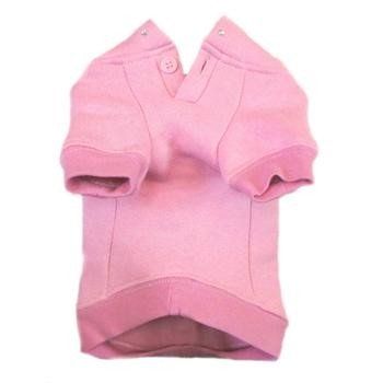 100% cotton sporty Custom Dog Hoodies Pink beautiful clothing for pets