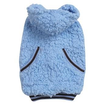 Blue Color Custom Dog Hoodies Snowbaby Soft for Pekingese small dogs