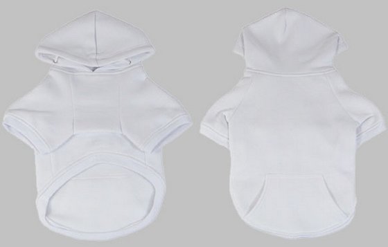 Blank Pugs , Pitbulls Dog Hooded Sweatshirts Red Grey Color apparel