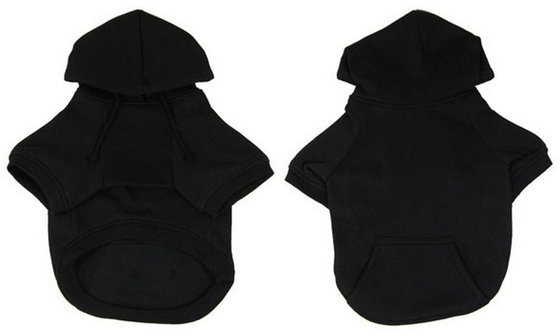 Blank Pugs , Pitbulls Dog Hooded Sweatshirts Red Grey Color apparel
