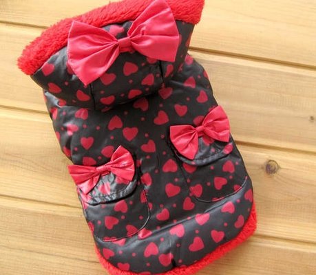 Fashionable Winter Warm Dog Hooded Sweatshirts 100% cotton Clothes 7XL , 8XL , 9XL