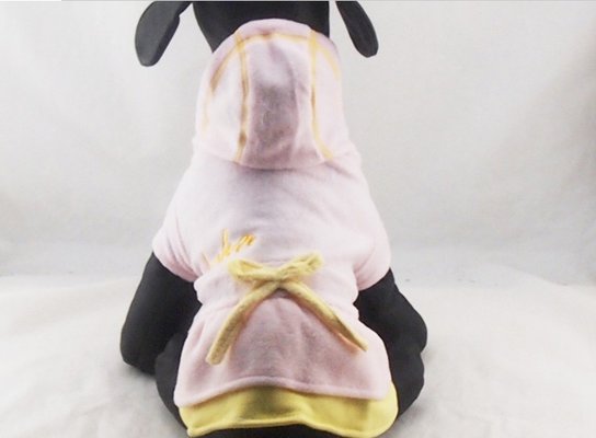 Pet White Medium Pretty Girl Dog Dress Leisure Clothes For Winter
