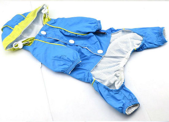 Blue Dog Puppy Pet Waterproof Rainwear / Rain Coat XS - XXL Personalized