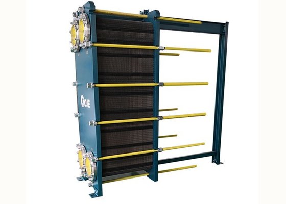M20 Plate Style Titanium PHE Plate Heat Exchanger Plate Carbon Steel Frame