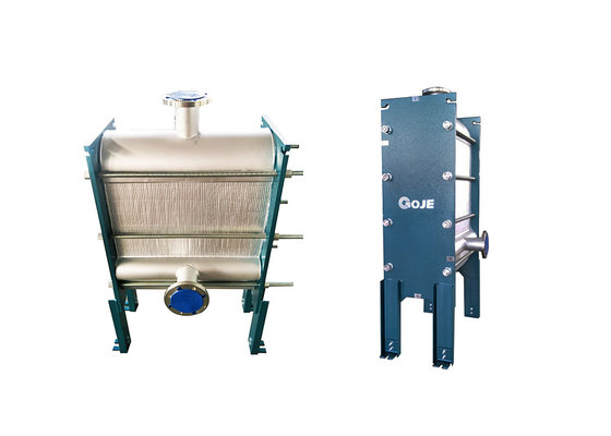 Water To Steam Heat Transfer Plate Heat Exchanger NBR / EPDM Gasket Material