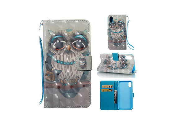 Durable Apple Iphone Leather Case , IPhone X Leather Wallet Phone Case