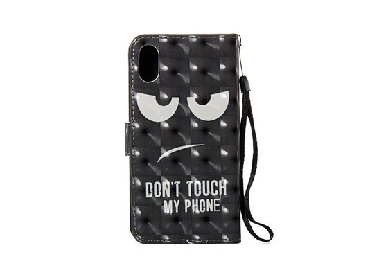 Waterproof Pu Leather Phone Case Custom Letters Printing Precision Hole Position