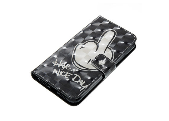 Multifunctional Pu Leather Phone Case For IPhone X Precise Hole Design