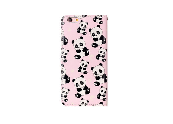 Panda Custom Printed Phone Cases , Gloss Finish Apple Iphone 6s Phone Case