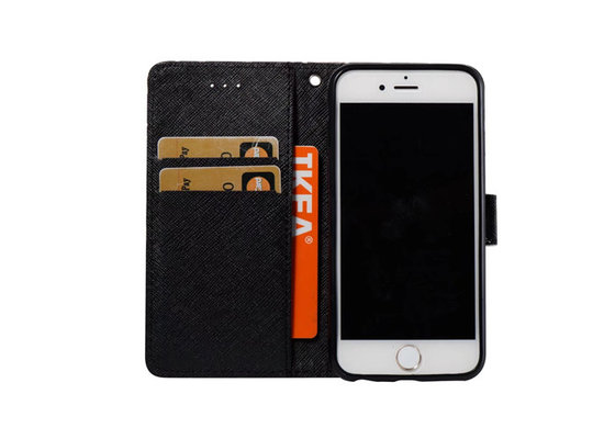 Protective Earth Crack Flip Wallet Leather Case , PU Iphone 7 Plus Leather Wallet Case