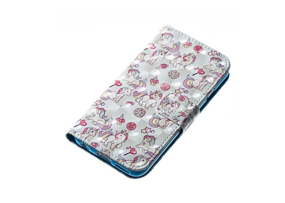 Unicorns Apple Cell Phone Cases Scratch Resistance Blue Interior Background