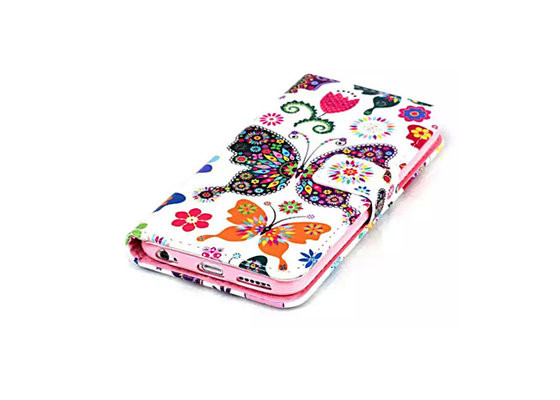 Colorful Butterflies Iphone 6s Protective Cases , Iphone 6s Phone Covers Full Protection